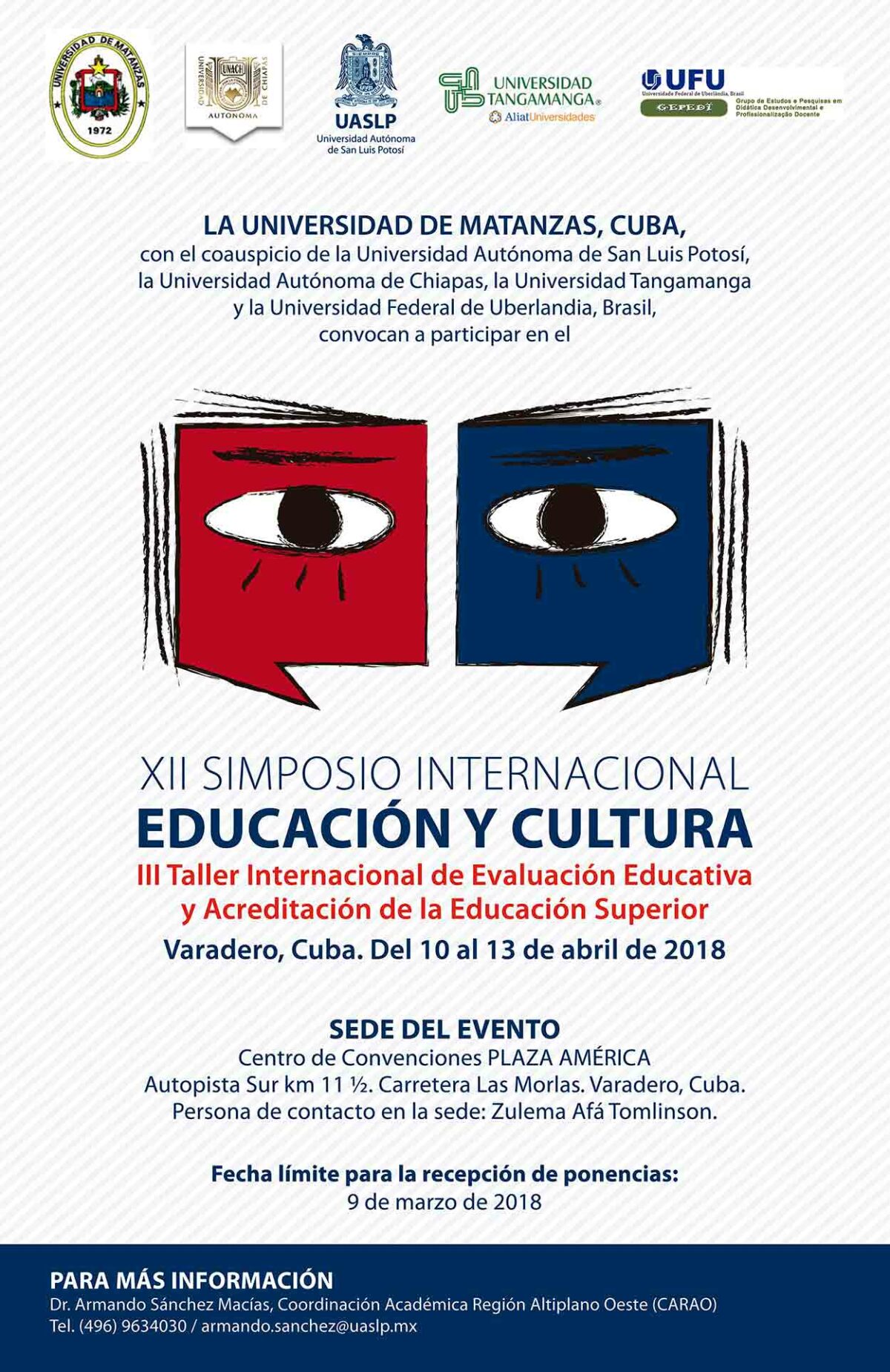 XII Simposio Internacional Educacion y Cultura-cartel – Alfabetización ...